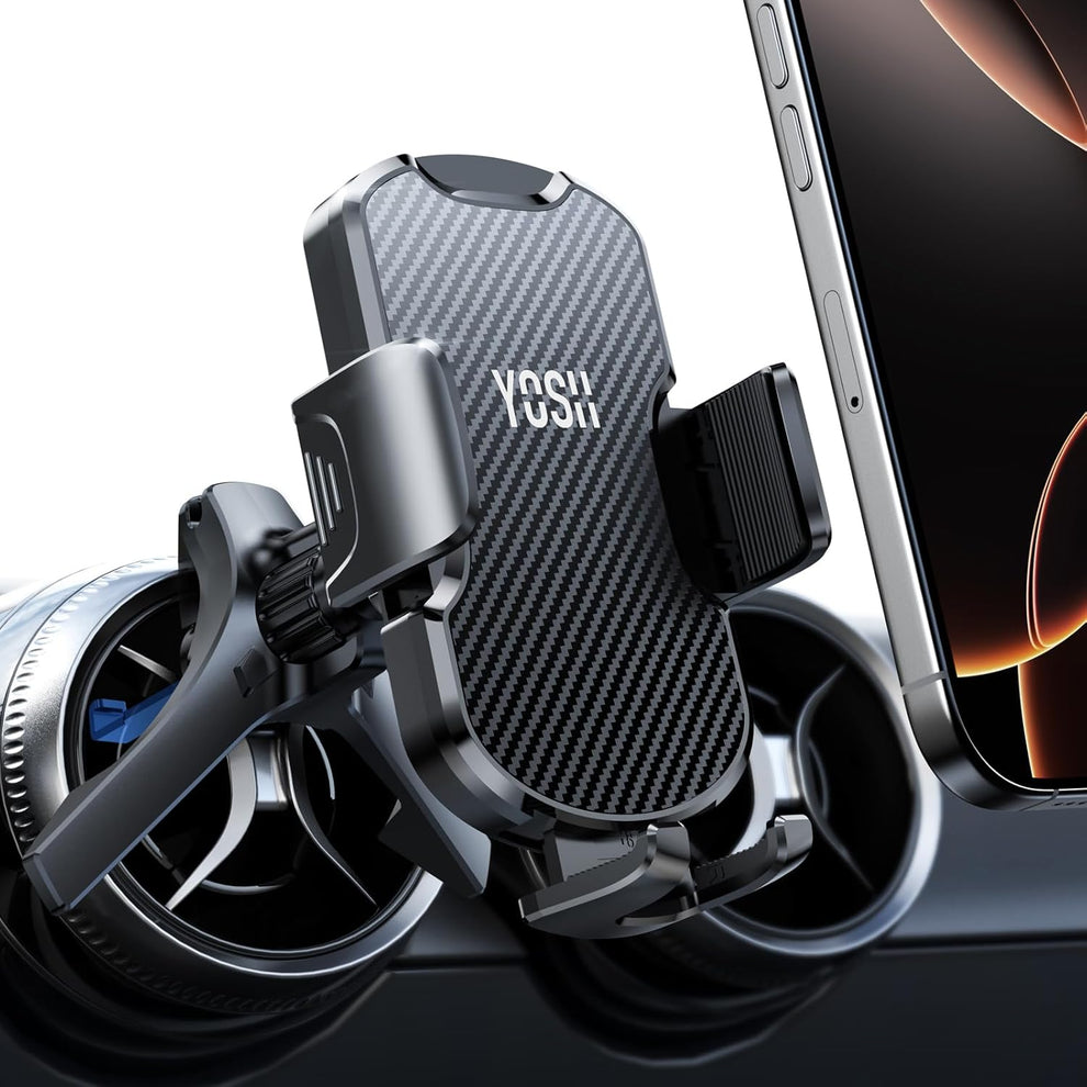 YOSH Round Air Vent Car Phone Holder for Mercedes Benz A/C/Class, Phon